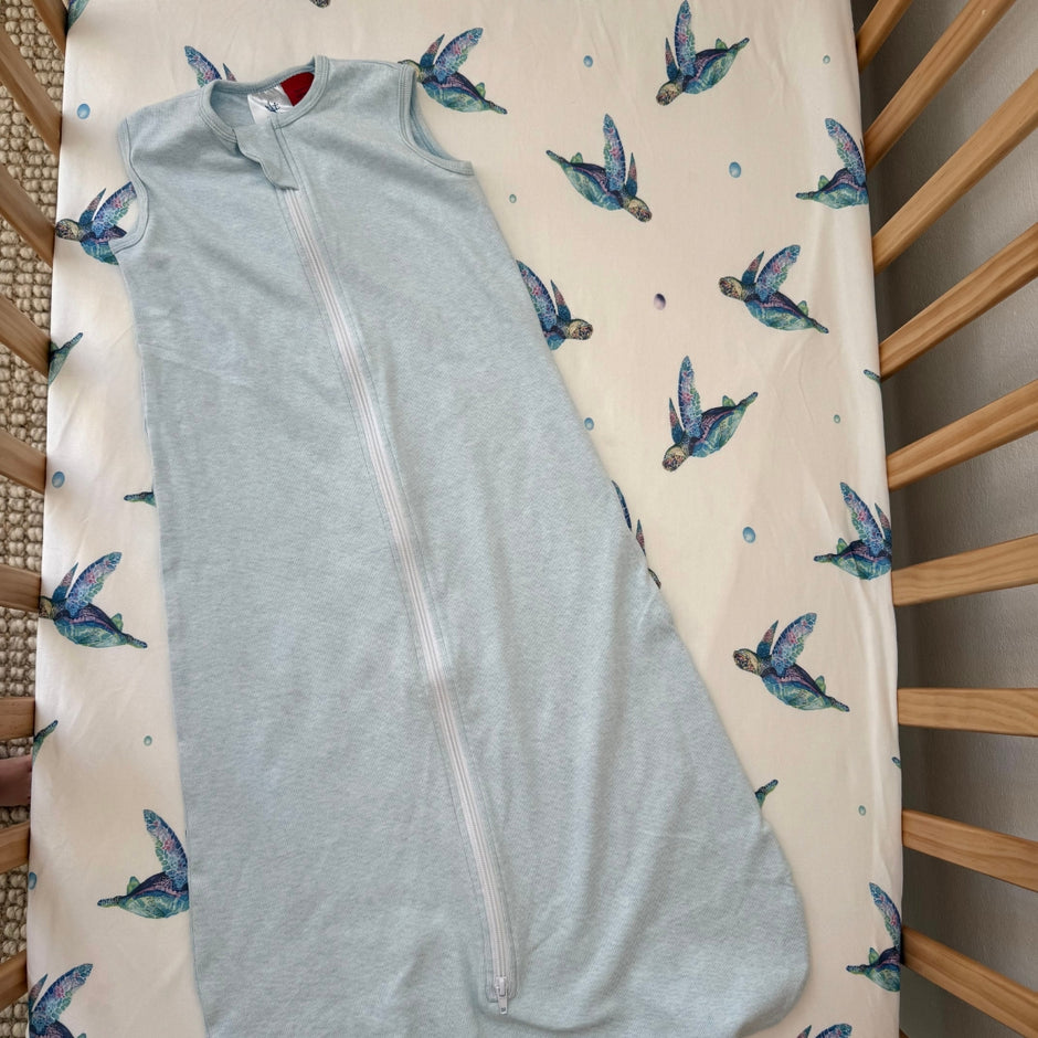 1.0 TOG Cotton Baby Sleeping Bag – Sky Blue | Anchor & Arrow – Anchor ...