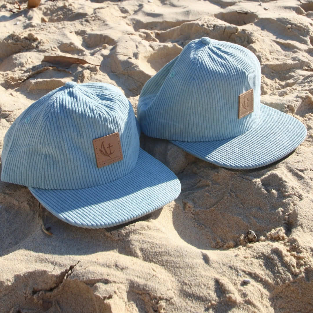 Father's Day Hat Set - Sky Blue – Anchor & Arrow Baby